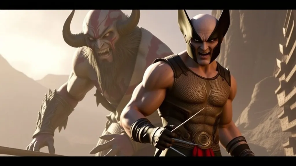 God of War Laufey and Marvel's Wolverine at State of Play