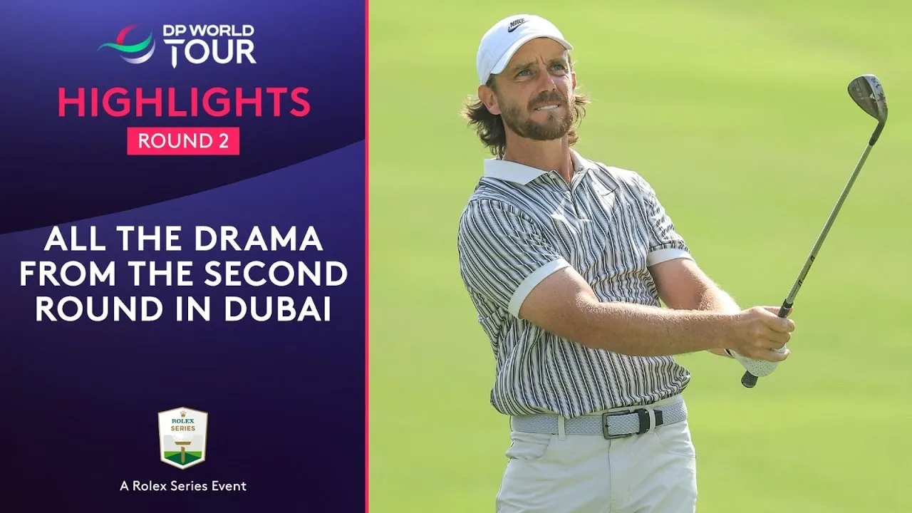 Round 2 Highlights | 2025 DP World Tour Championship – Hubble.GOLF