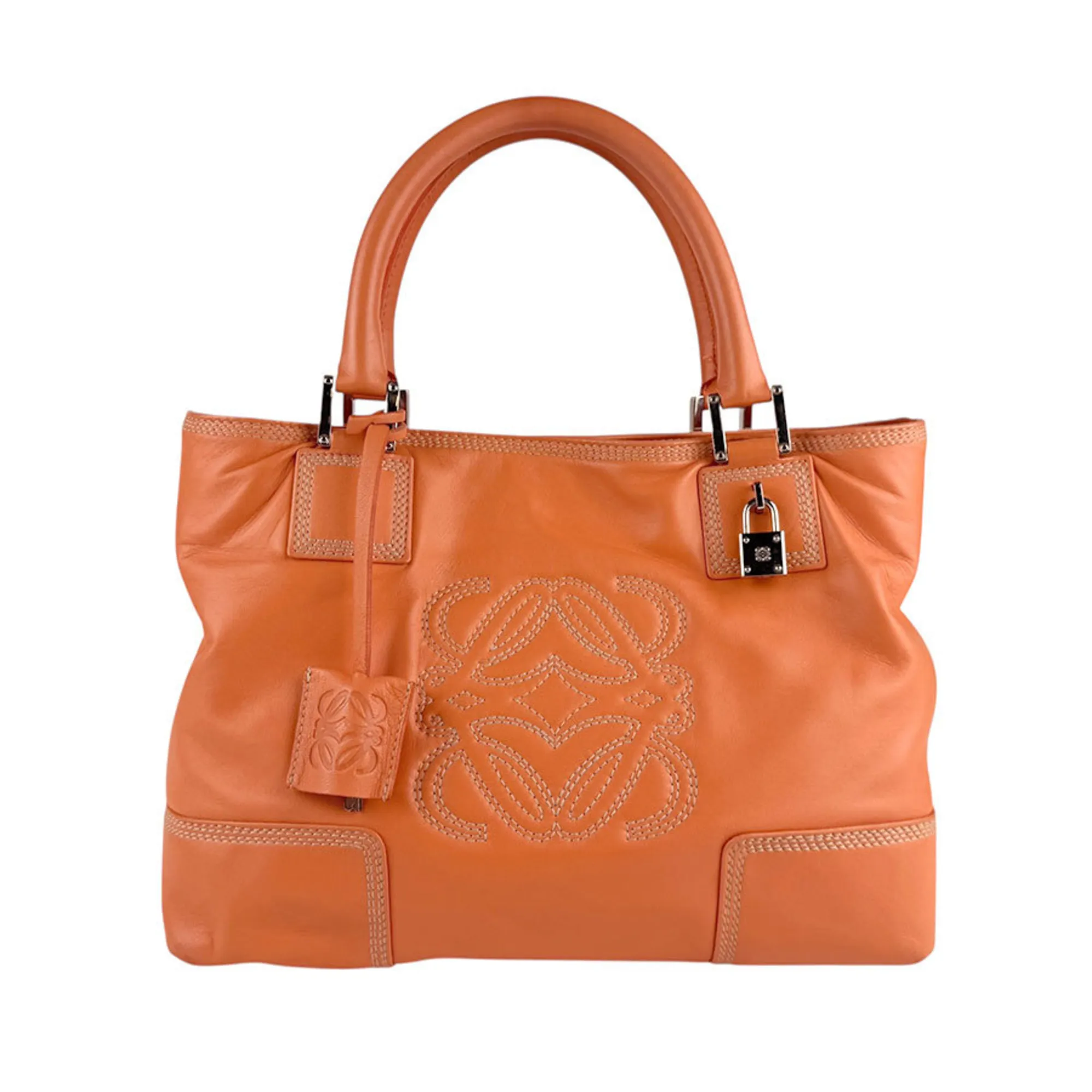 LOEWE Orange Leather Bag | Fashion Comeback